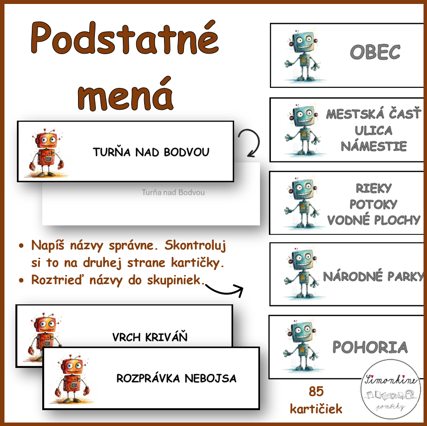 Podstatné mená - Slovenský Jazyk | UčiteliaUčiteľom.sk